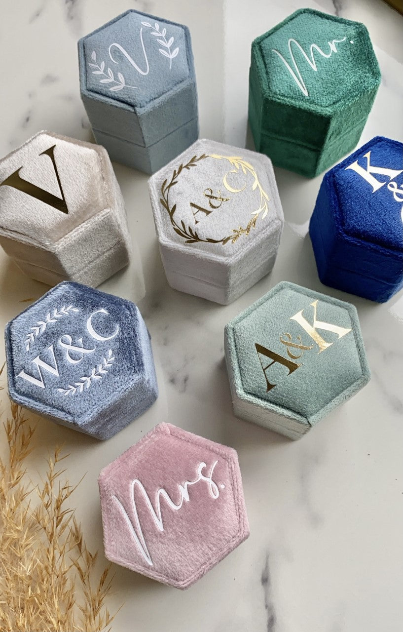 Velvet Ring Box - 431 The Wedding Company